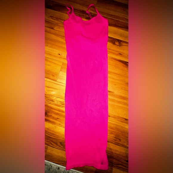 PrettyLittleThing | Dresses | Plt Hot Pink Bodycon Dress | Poshmark